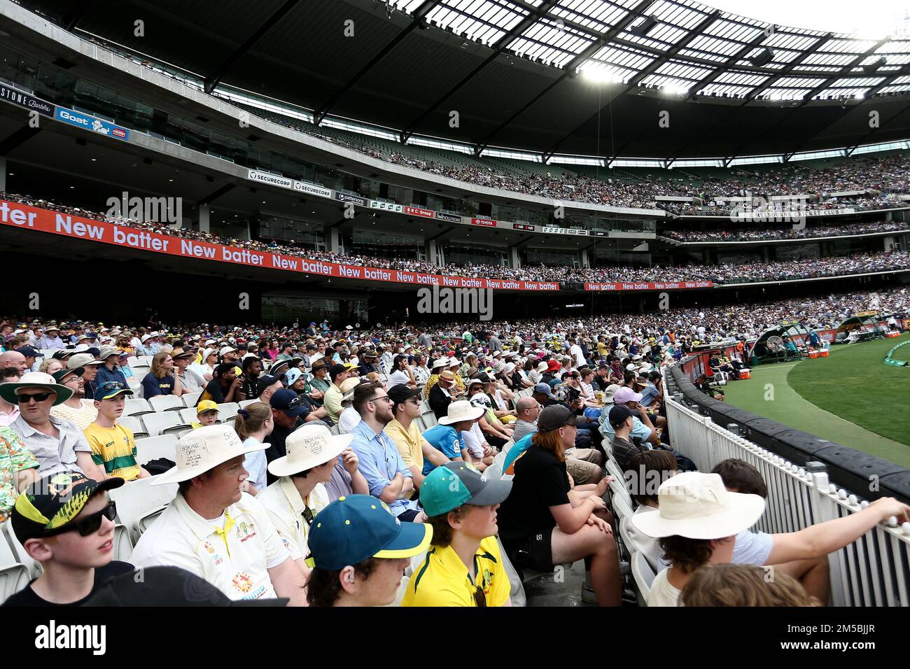 Melbourne, Australia, 28 December, 2022. A view of the stands during ...