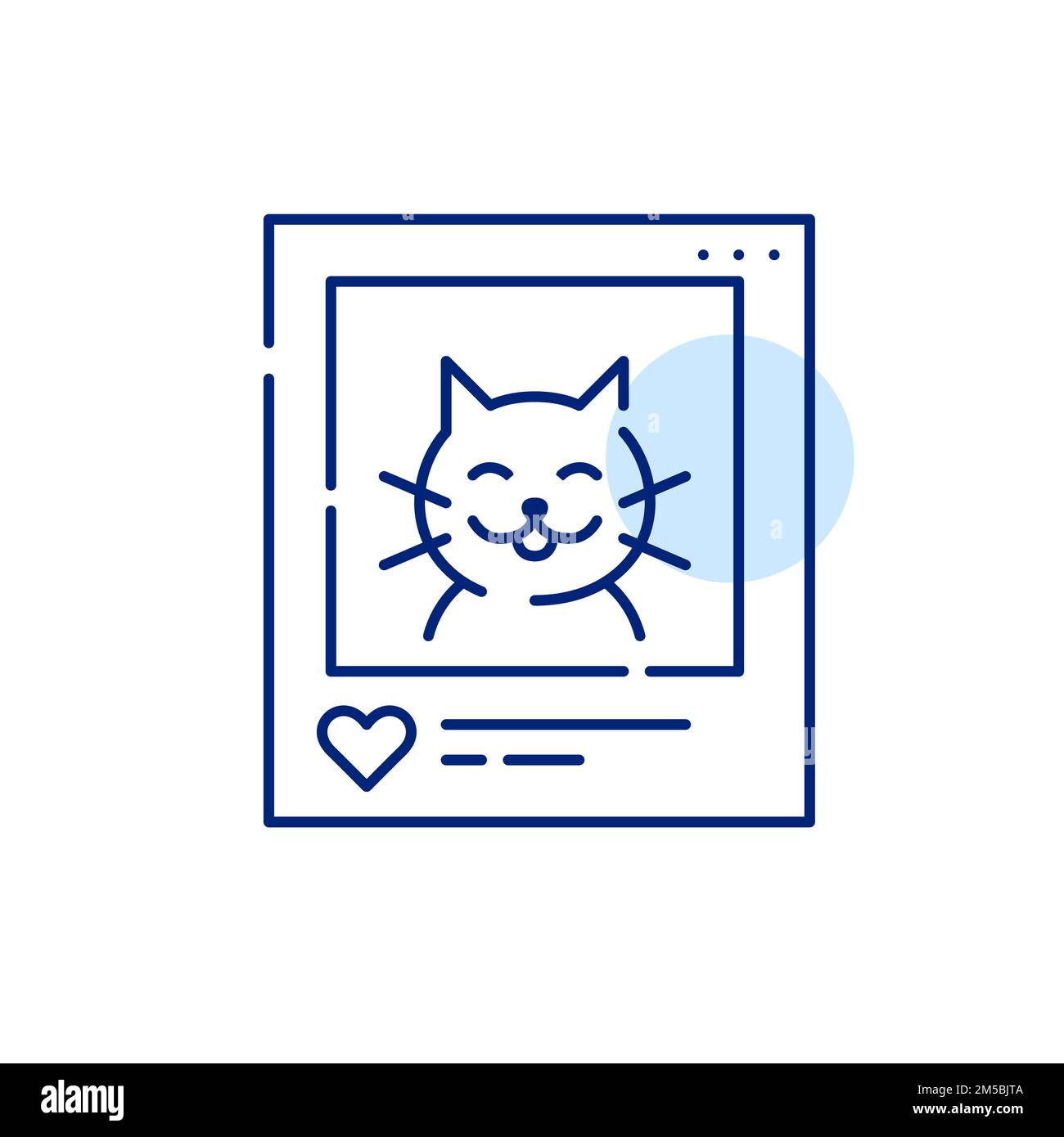Social media likes line Stock Vector Images - Alamy