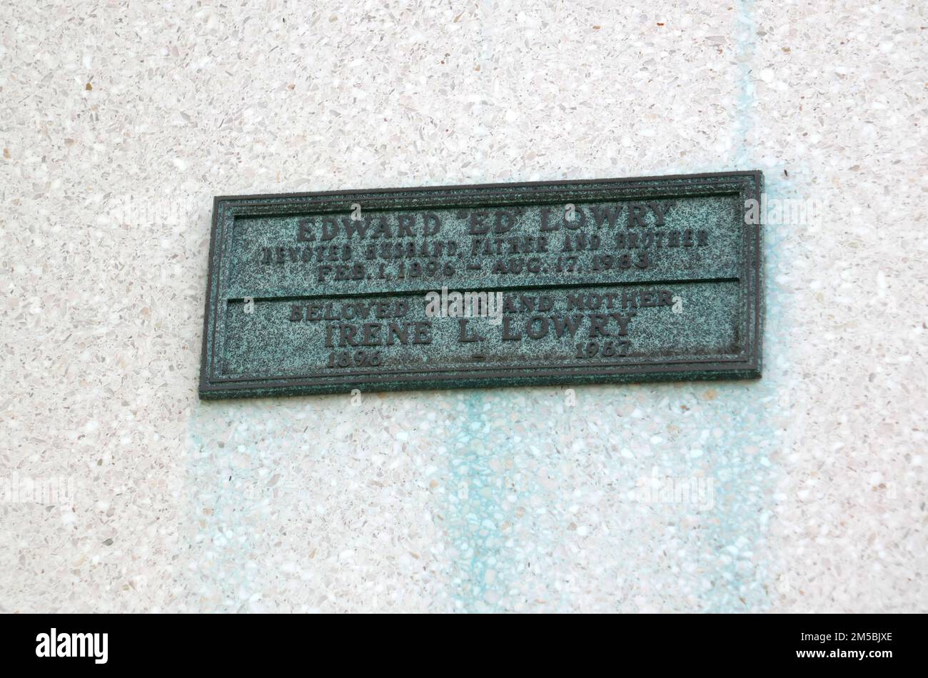 Los Angeles, California, USA 22nd December 2022 Ed Lowry's Grave in ...