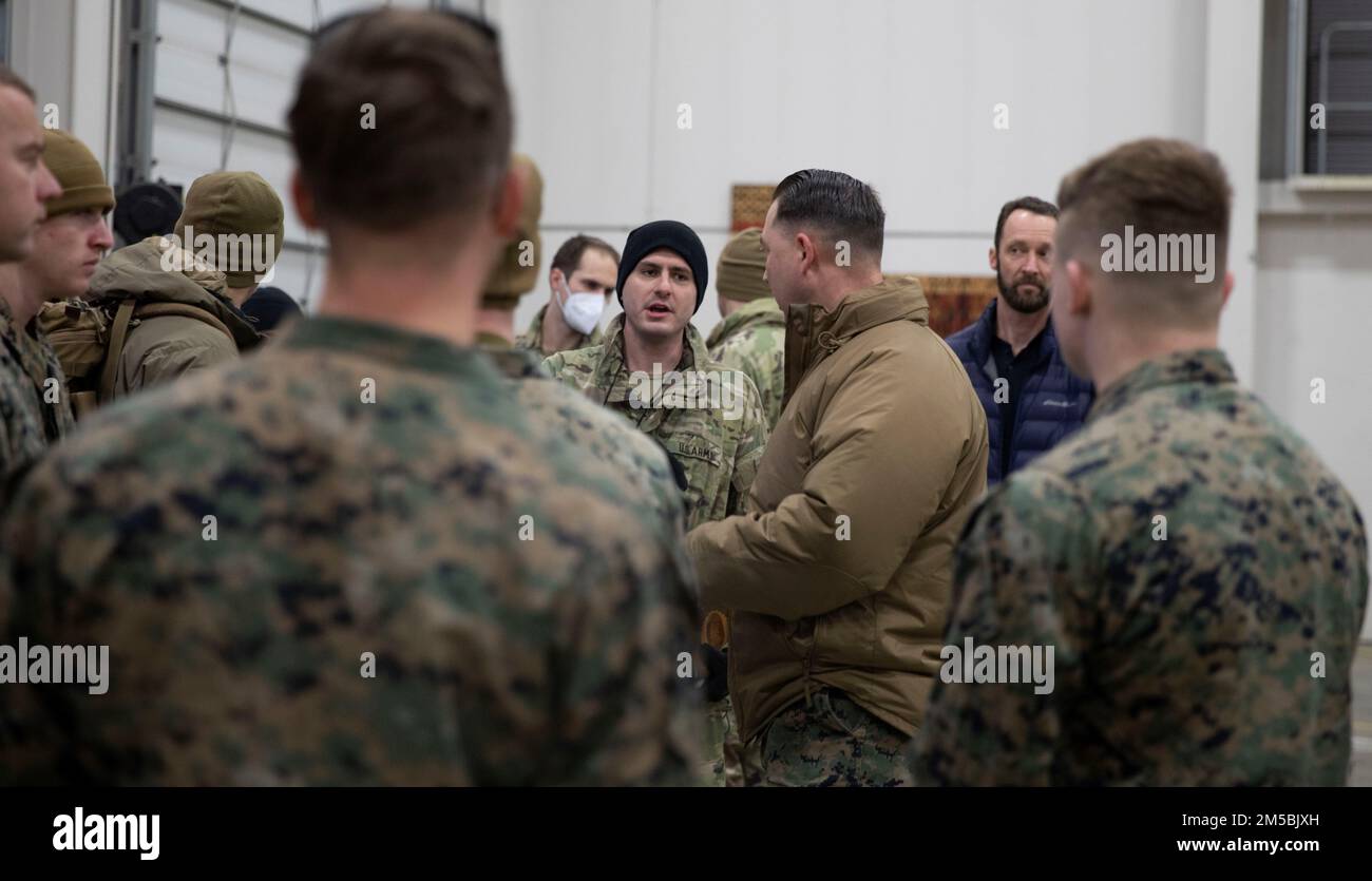 A U.S Marines with the Chemical Biological Incident and Response Force ...