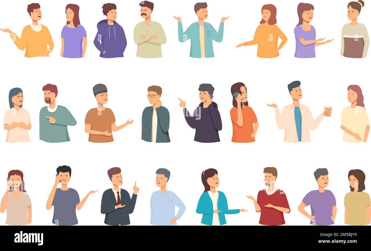 Serious family conversation Stock Vector Images - Alamy