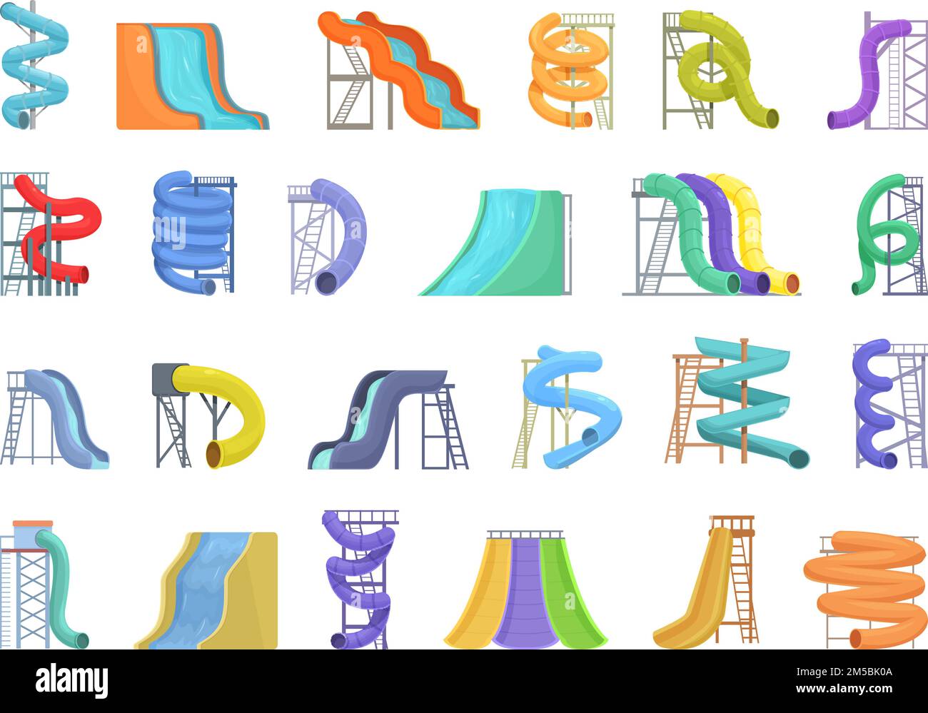 Air tube slide Cut Out Stock Images & Pictures - Alamy