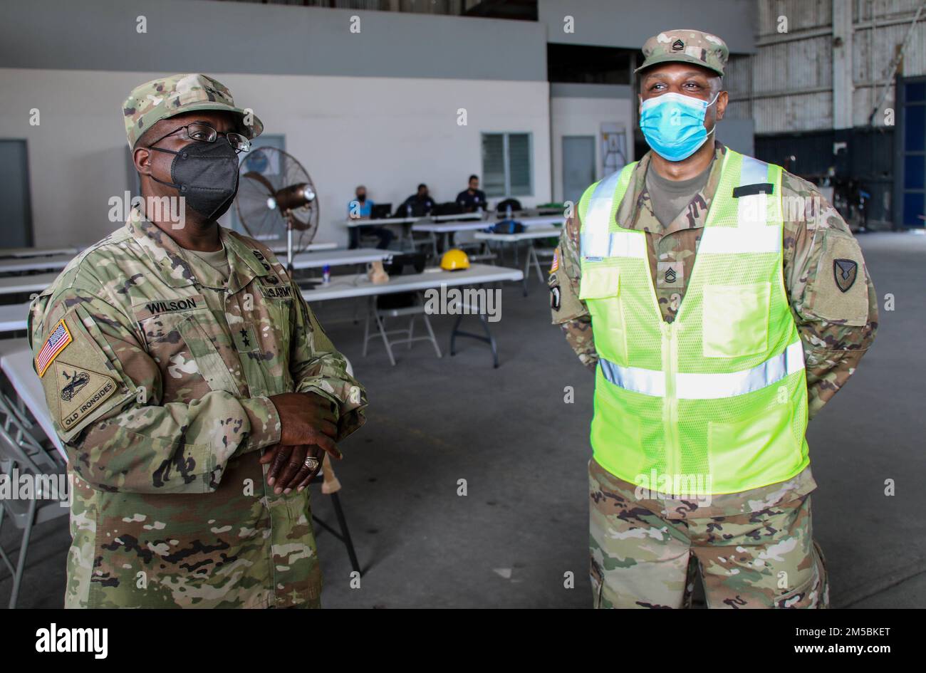 8th TSC Commanding General, Maj. Gen David Wilson meets with Soldiers ...