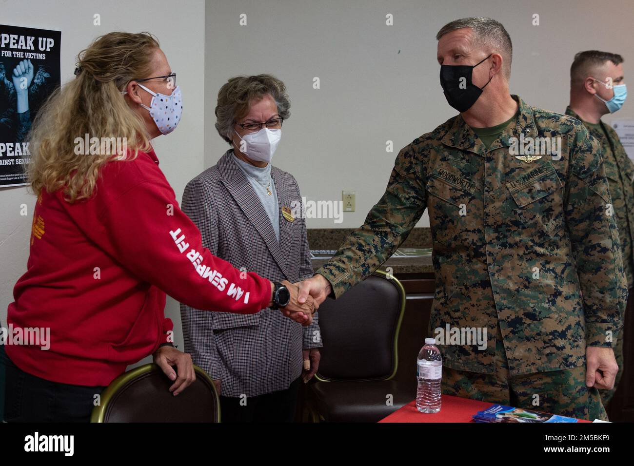 U.S. Marine Brig. Gen. Jason Woodworth, the commanding general of ...