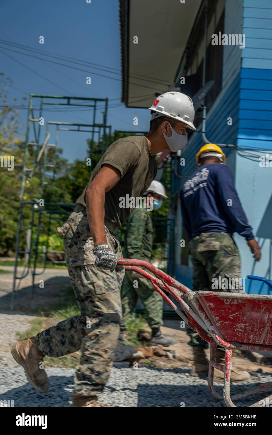 U.S. Marine Corps Lance Cpl. Alejandro Urquizaorozco, a combat engineer ...