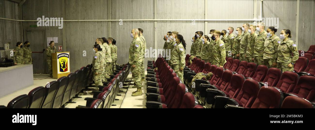 The U.S. Army 36th Medical Company Area Support (MCAS) stands at ...