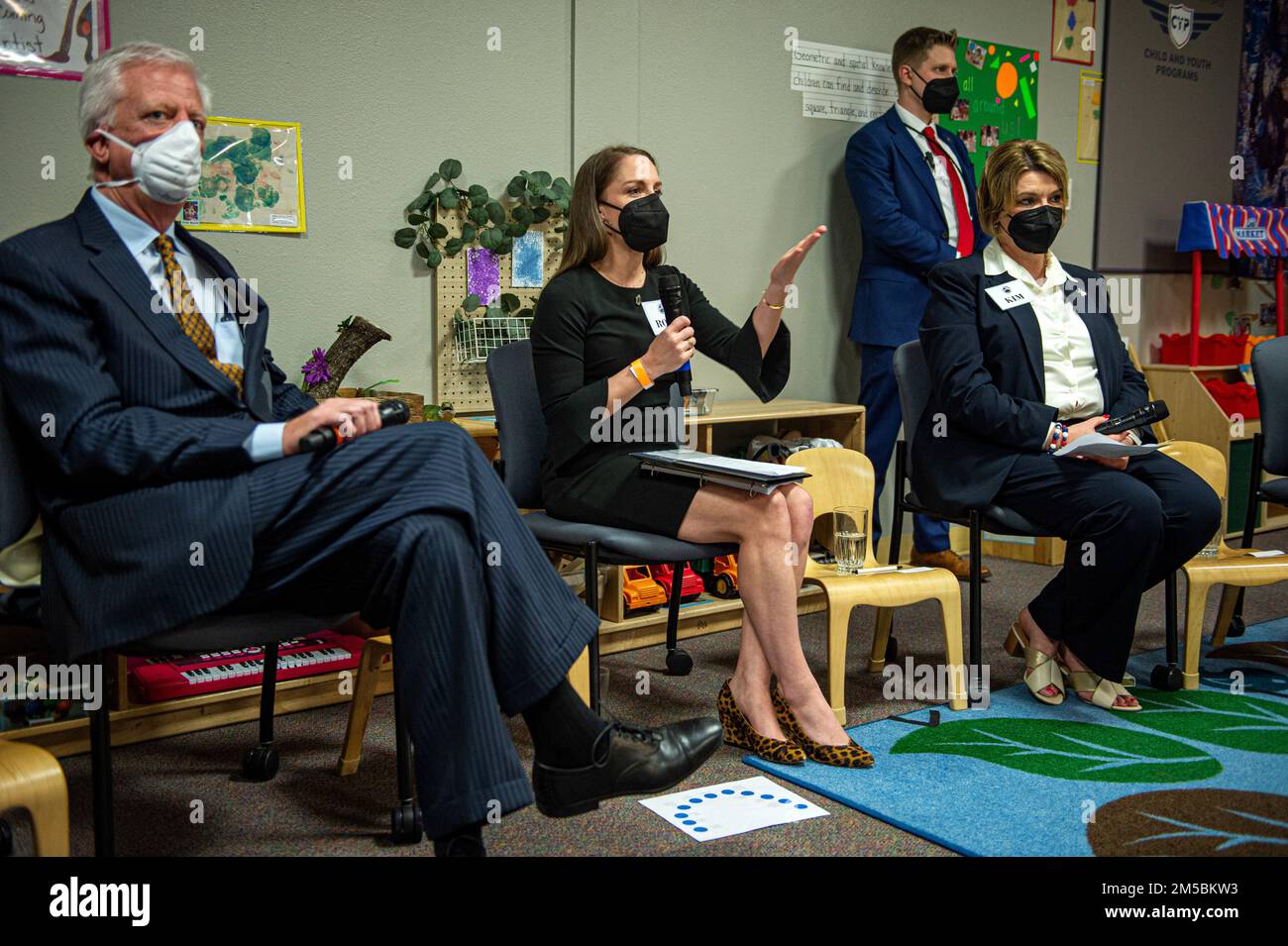 The Honorable Rory Brosius (center), Special Assistant to the President ...