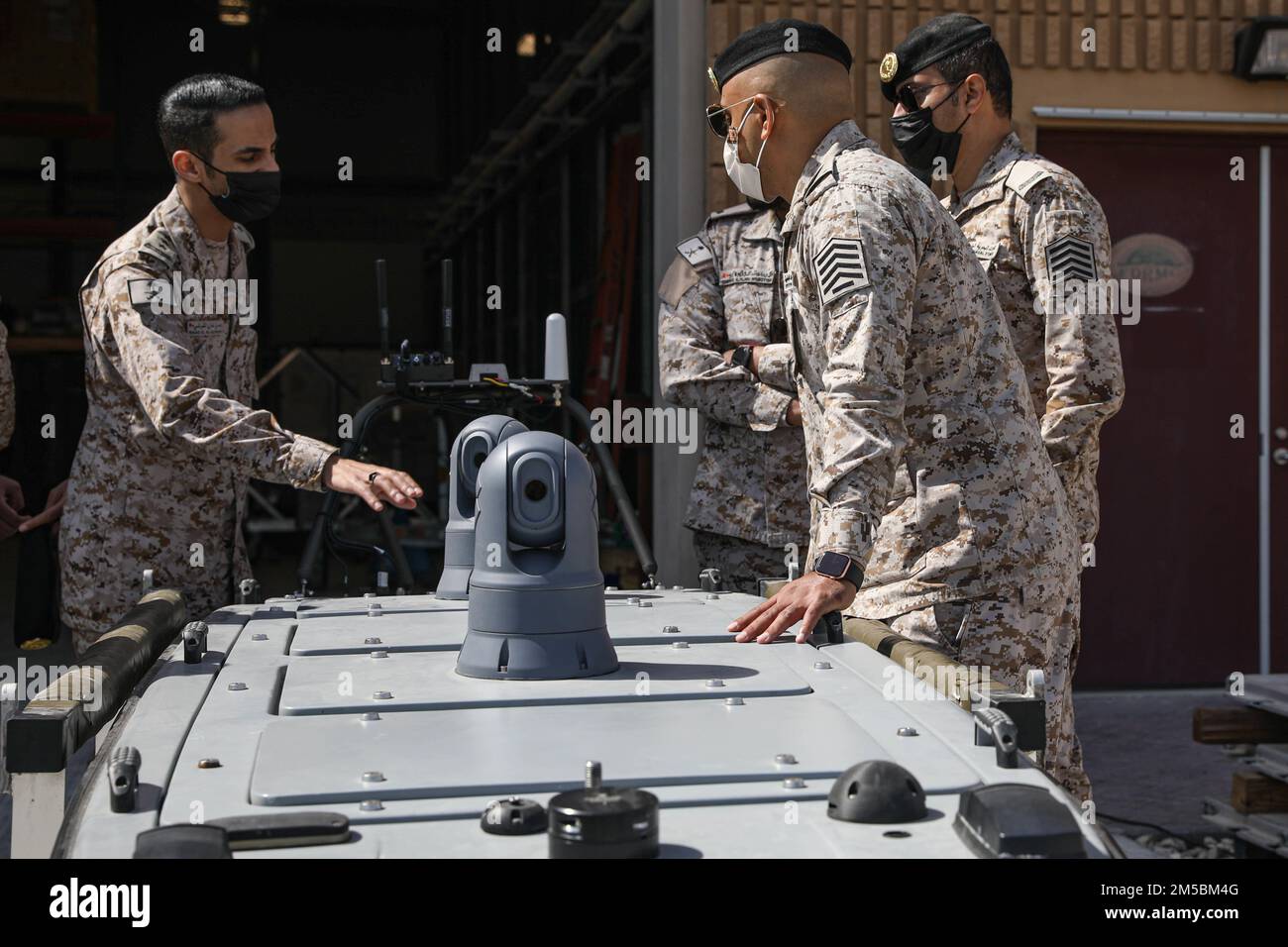 NAVAL SUPPORT ACTIVITY BAHRAIN (February. 23, 2022) Members of the Royal Saudi Naval Forces ...