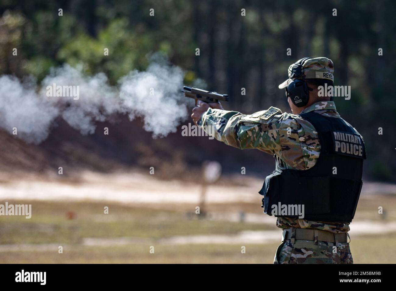 U.S. Army Sgt. Johnathan Reyes, assigned to 293rd Military Police ...