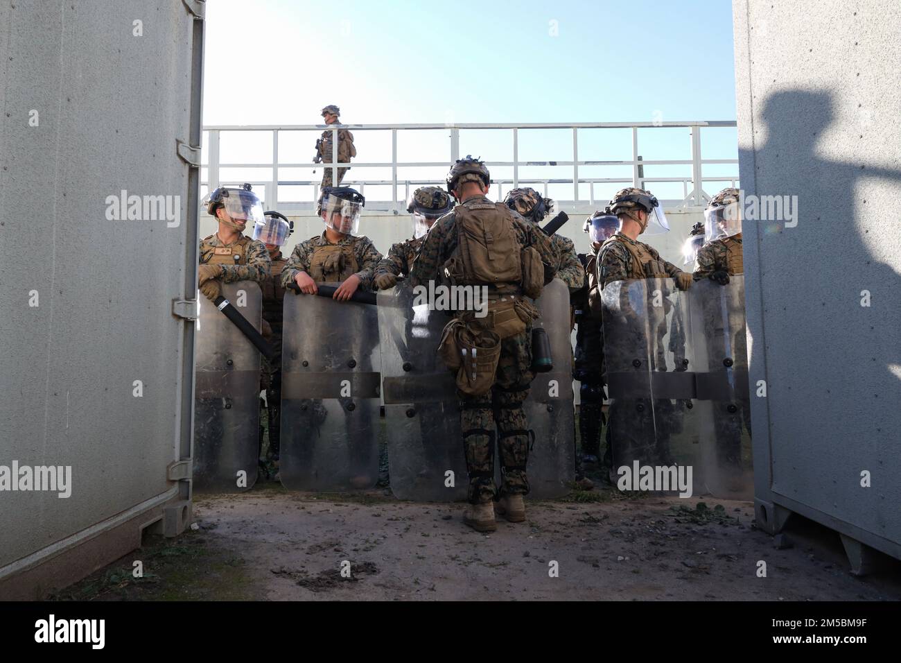 U.S. Marine Corps Lance Cpl. Branden Holcomb, a rifleman with Golf Co ...