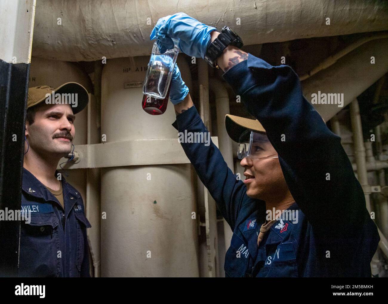 220223-N-HG846-1109 ADRIATIC SEA (Feb. 23, 2022) – Gas Turbine Systems ...