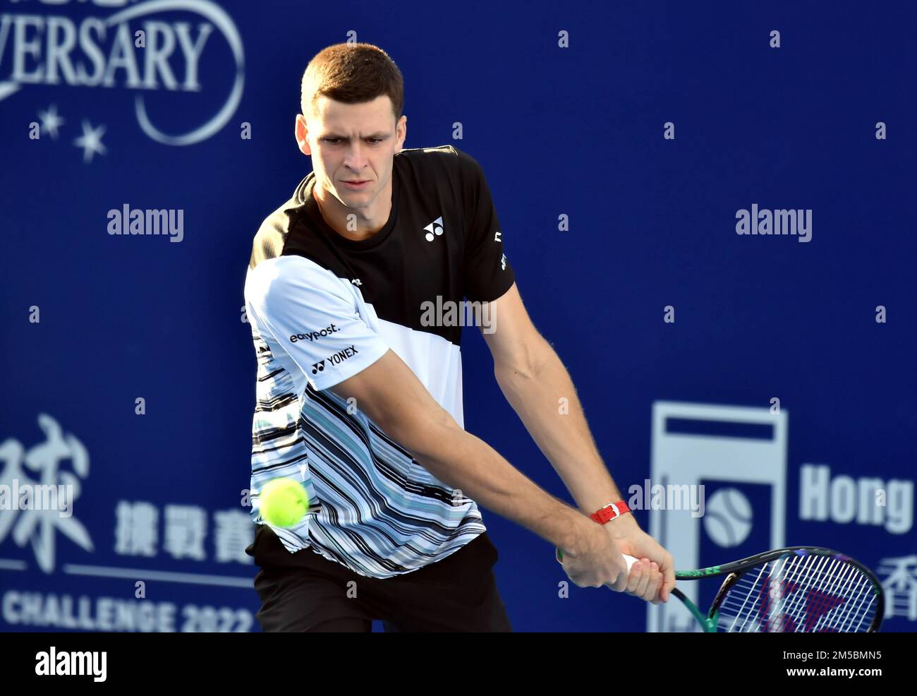 Polish professional tennis player Hubert Hurkacz defeated South African ...