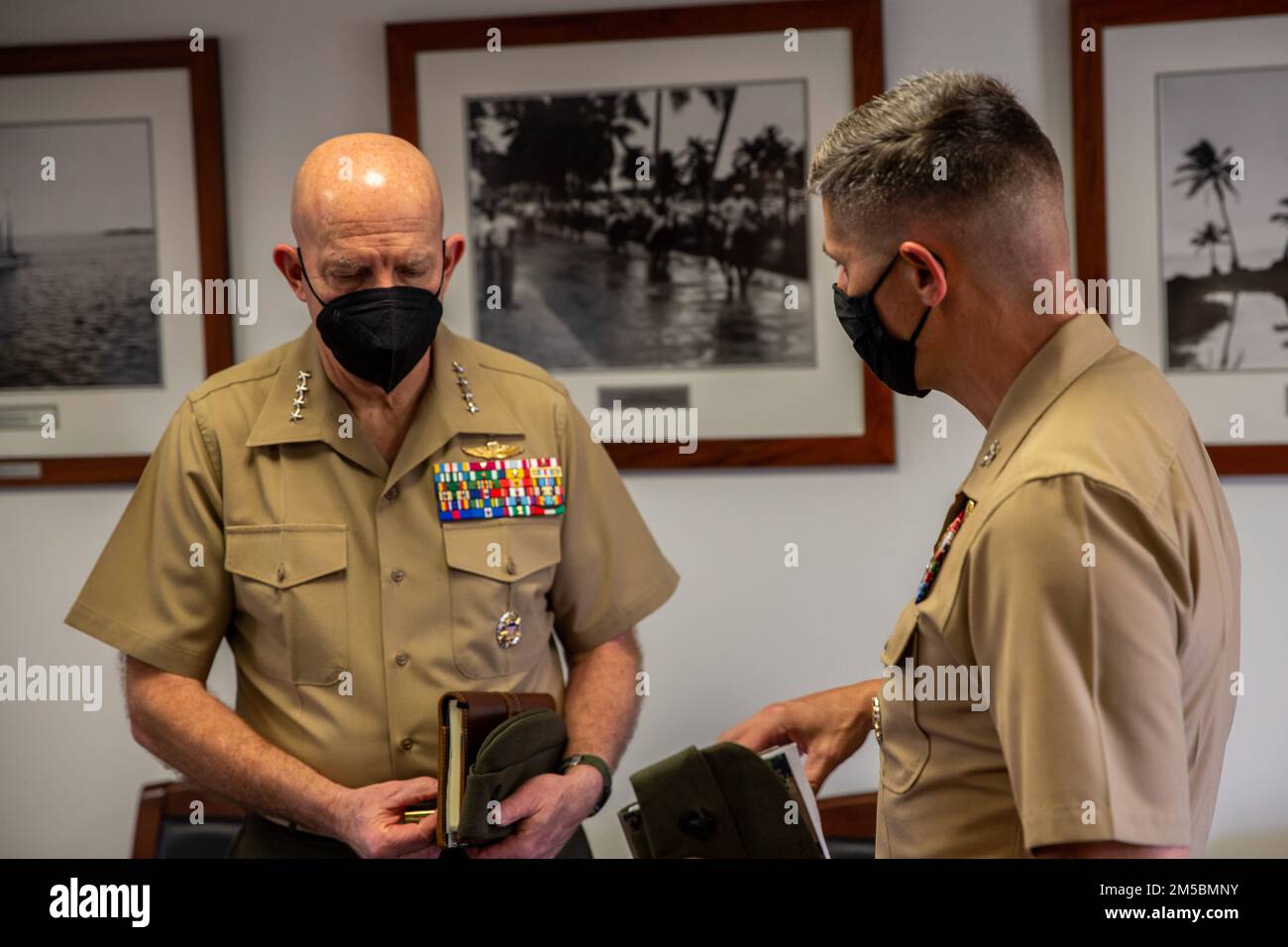 U.S. Marine Corps Col. Christopher Bopp, the Marine Corps Base (MCB ...