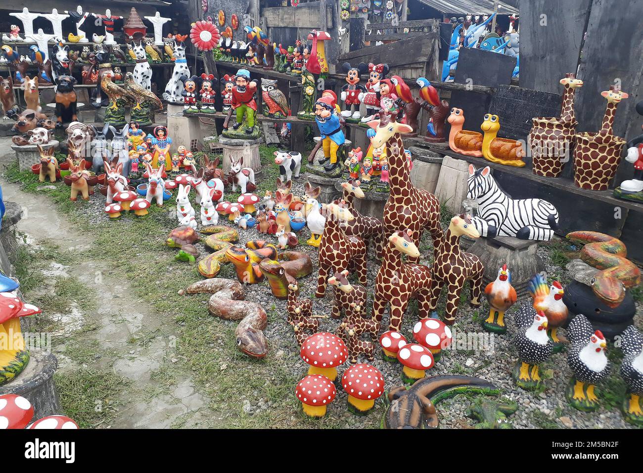 Rio Bonito,Brazil,November 10, 2022.Tent for the sale of handicrafts on ...