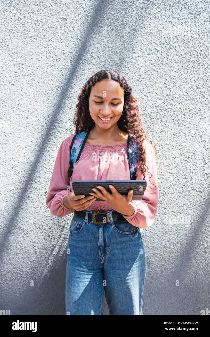 Tablet leaning hi-res stock photography and images - Alamy