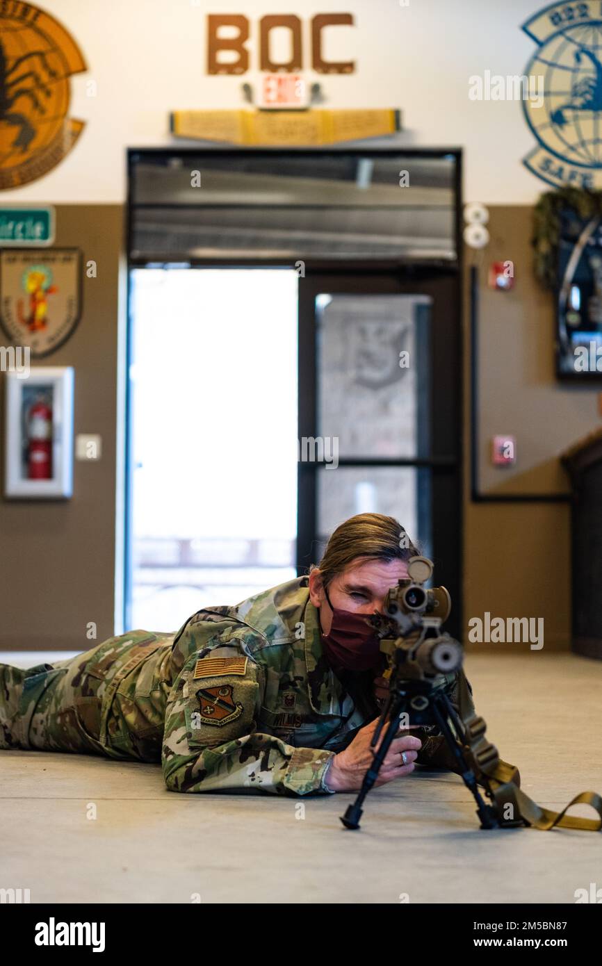Col. Danielle Willis, 93d Air Ground Operations Wing commander, visits ...