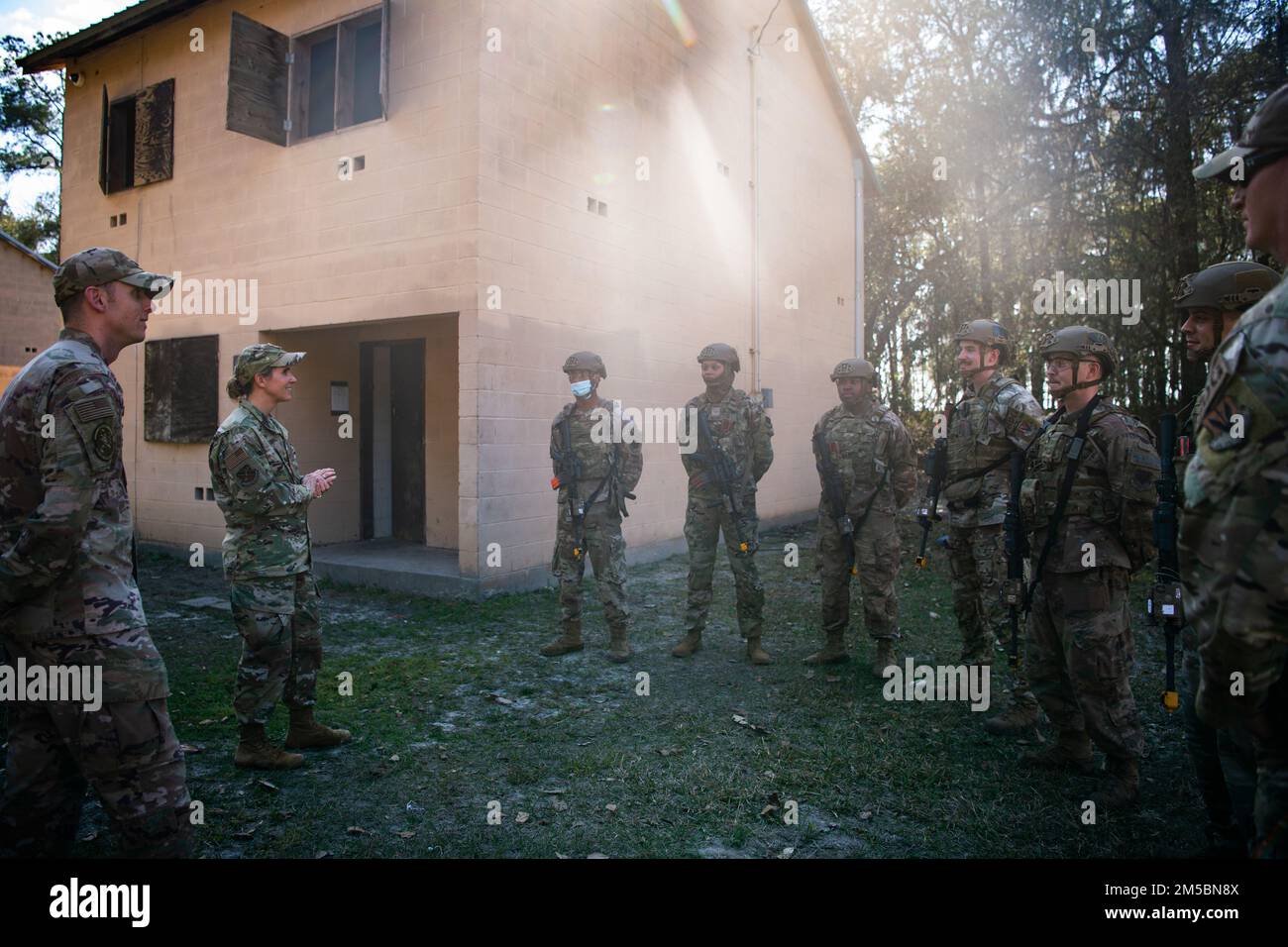 Col. Danielle Willis, 93d Air Ground Operations Wing commander, visits ...