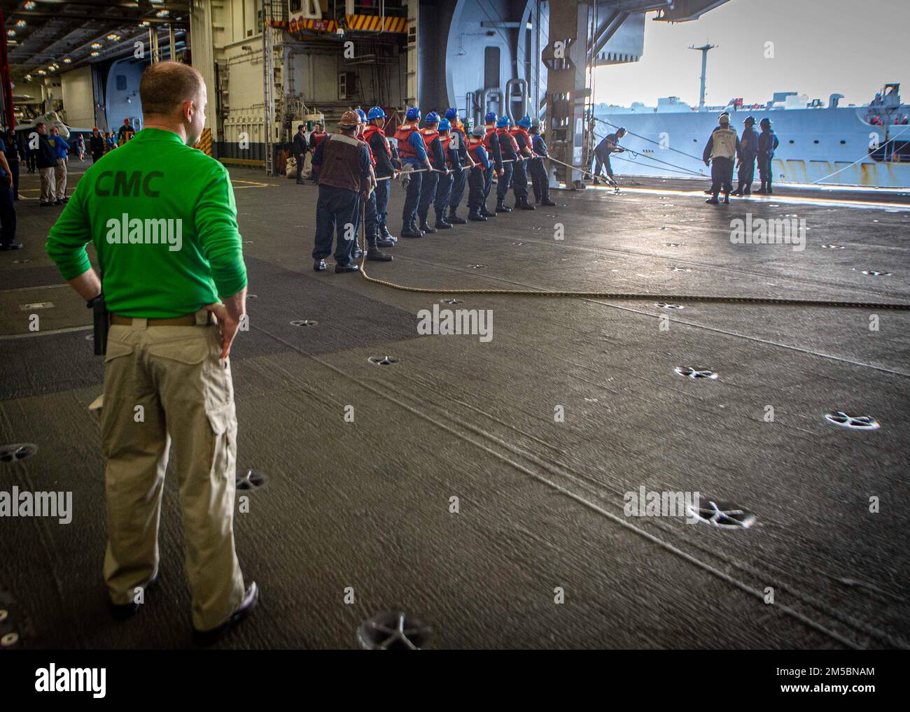 220223-N-SY758-1031 ATLANTIC OCEAN (Feb. 23, 2022) Command Master Chief ...