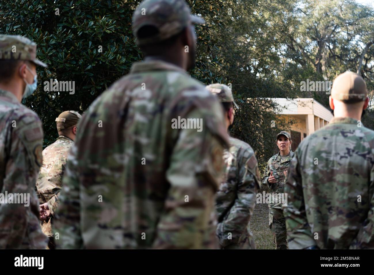 Col. Danielle Willis, 93d Air Ground Operations Wing commander, visits ...