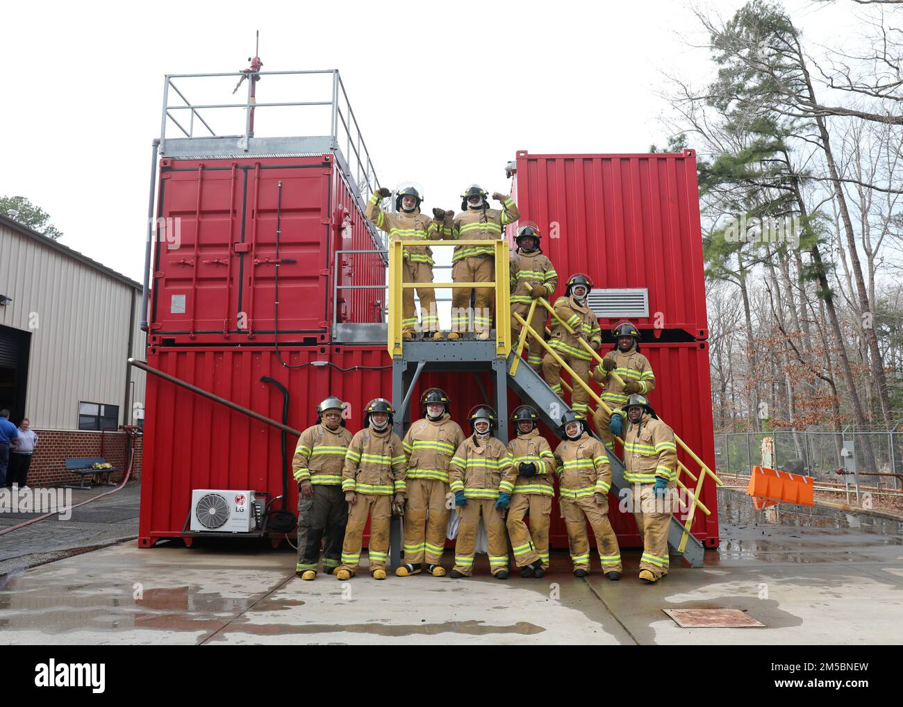 220223-N-OH262-0173--FORT EUSTIS, Va. (February 23, 2022)--Newly hired ...