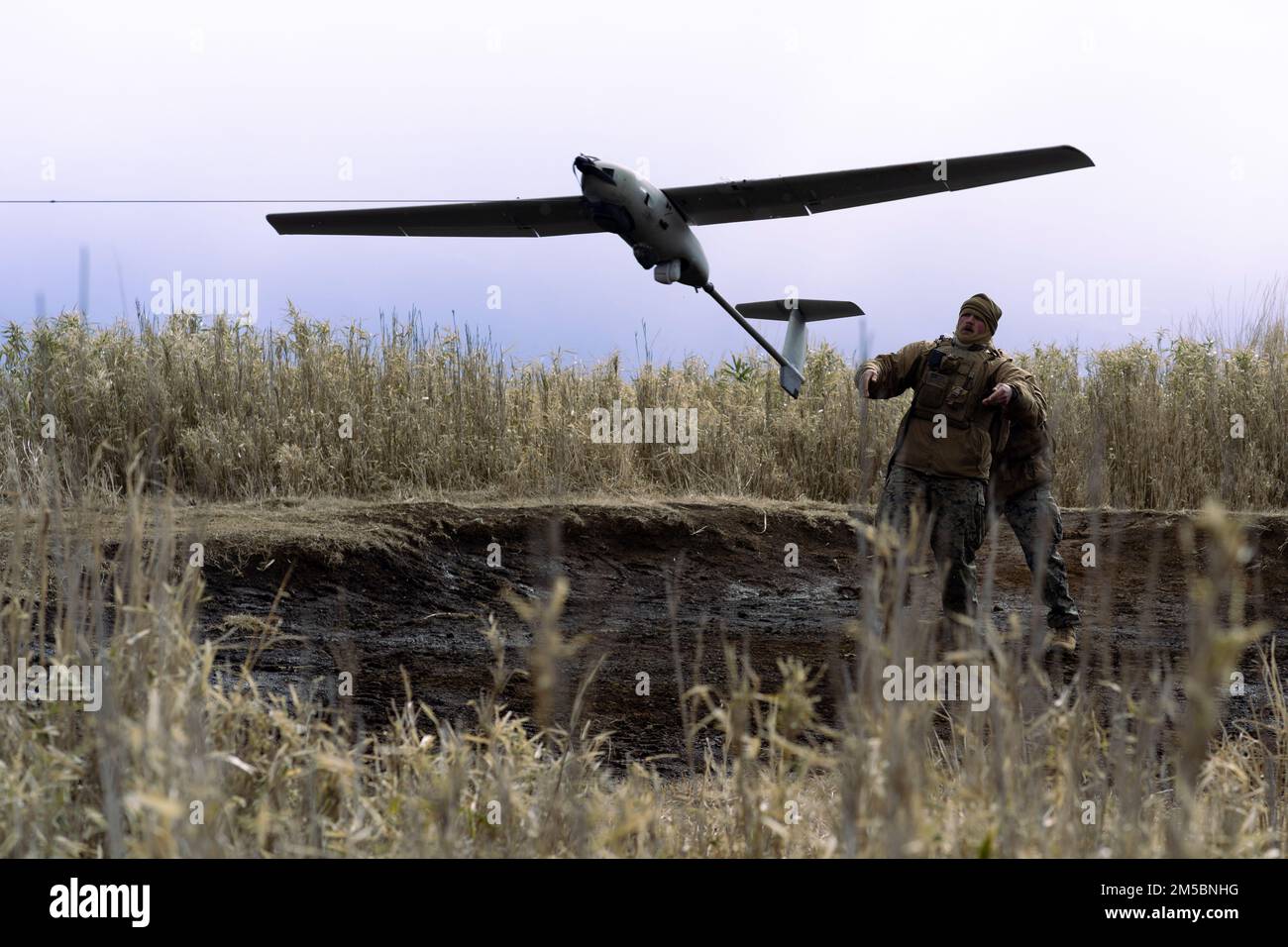 U.S. Marines with 1st Battalion, 3d Marines, 3d Marine Division launch ...