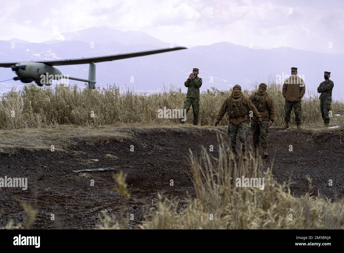 U.S. Marines with 1st Battalion, 3d Marines, 3d Marine Division launch ...