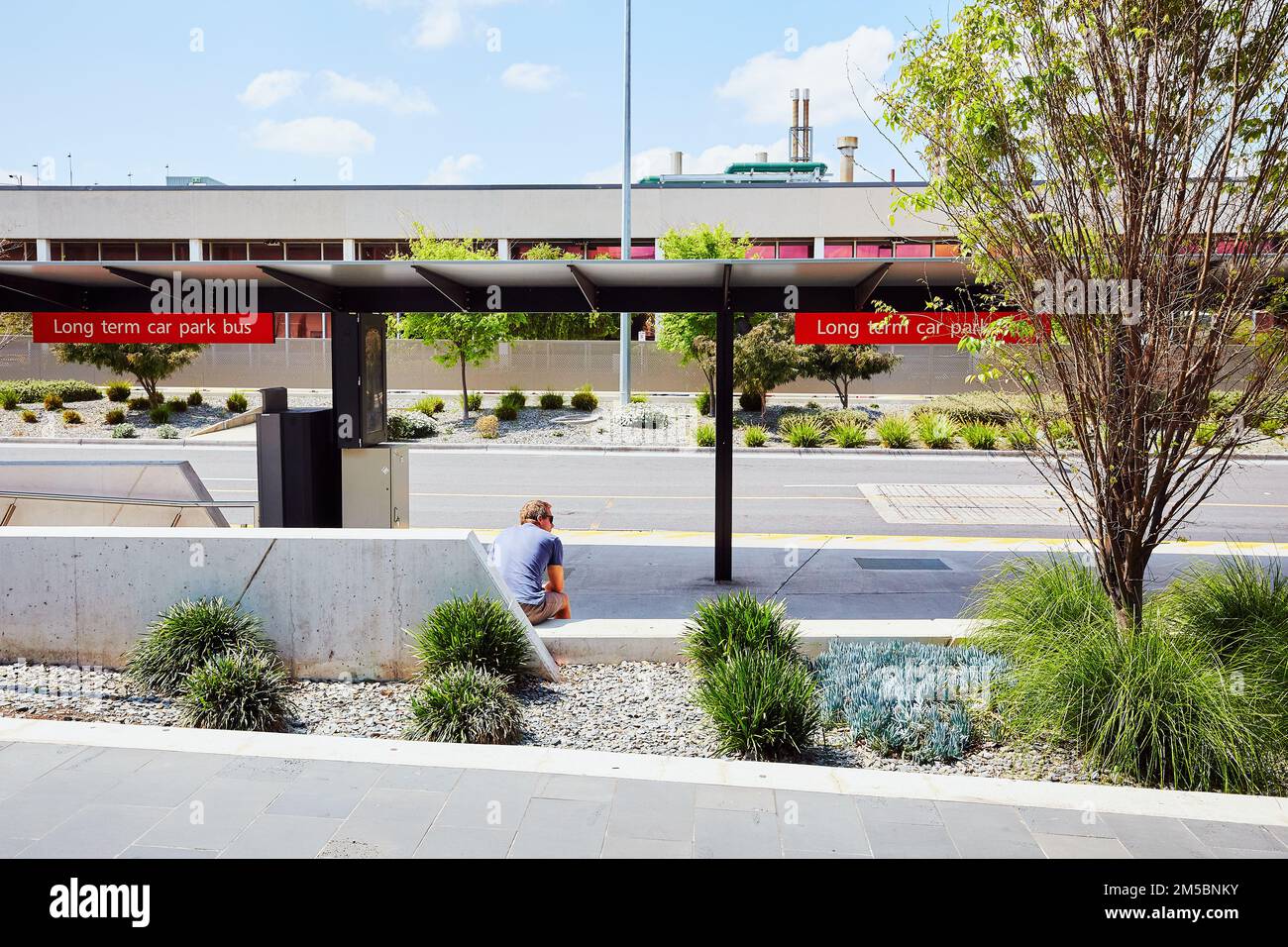 Melbourne Tullamarine Airport Terminal 4 Stock Photo - Alamy