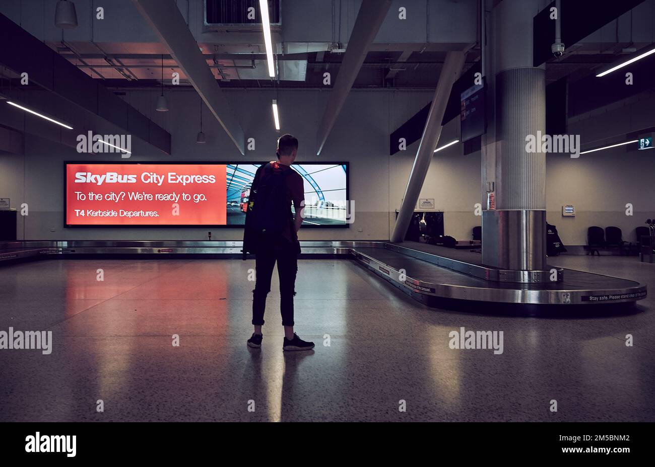 Melbourne Tullamarine Airport Terminal 4 Stock Photo - Alamy