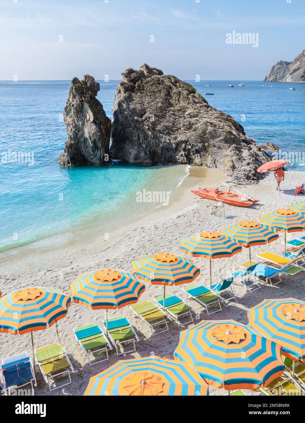 Pebble beach Monterosso vacation Cinque Terre Monterosso al Mare Chairs ...
