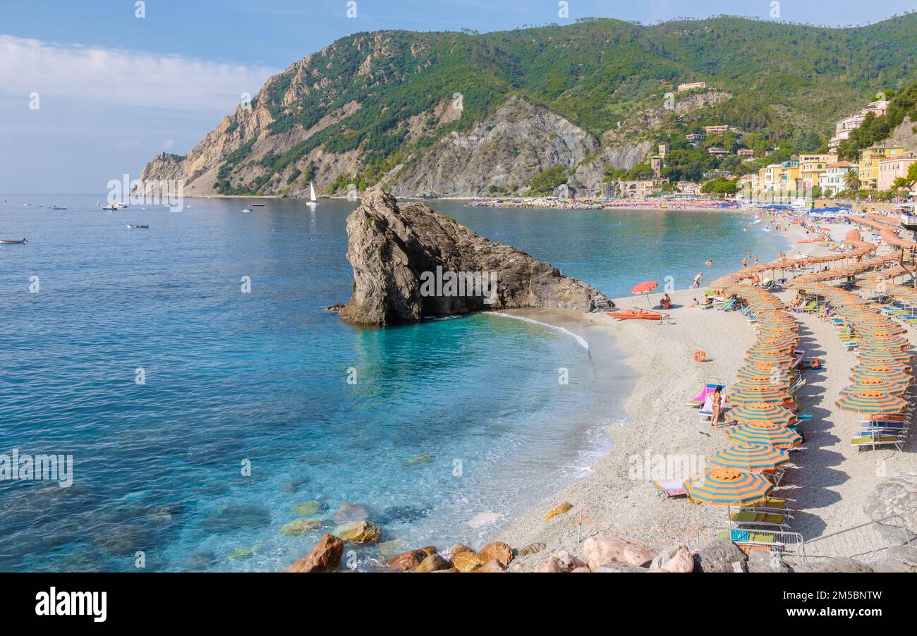 Pebble beach Monterosso vacation Cinque Terre Monterosso al Mare Chairs ...