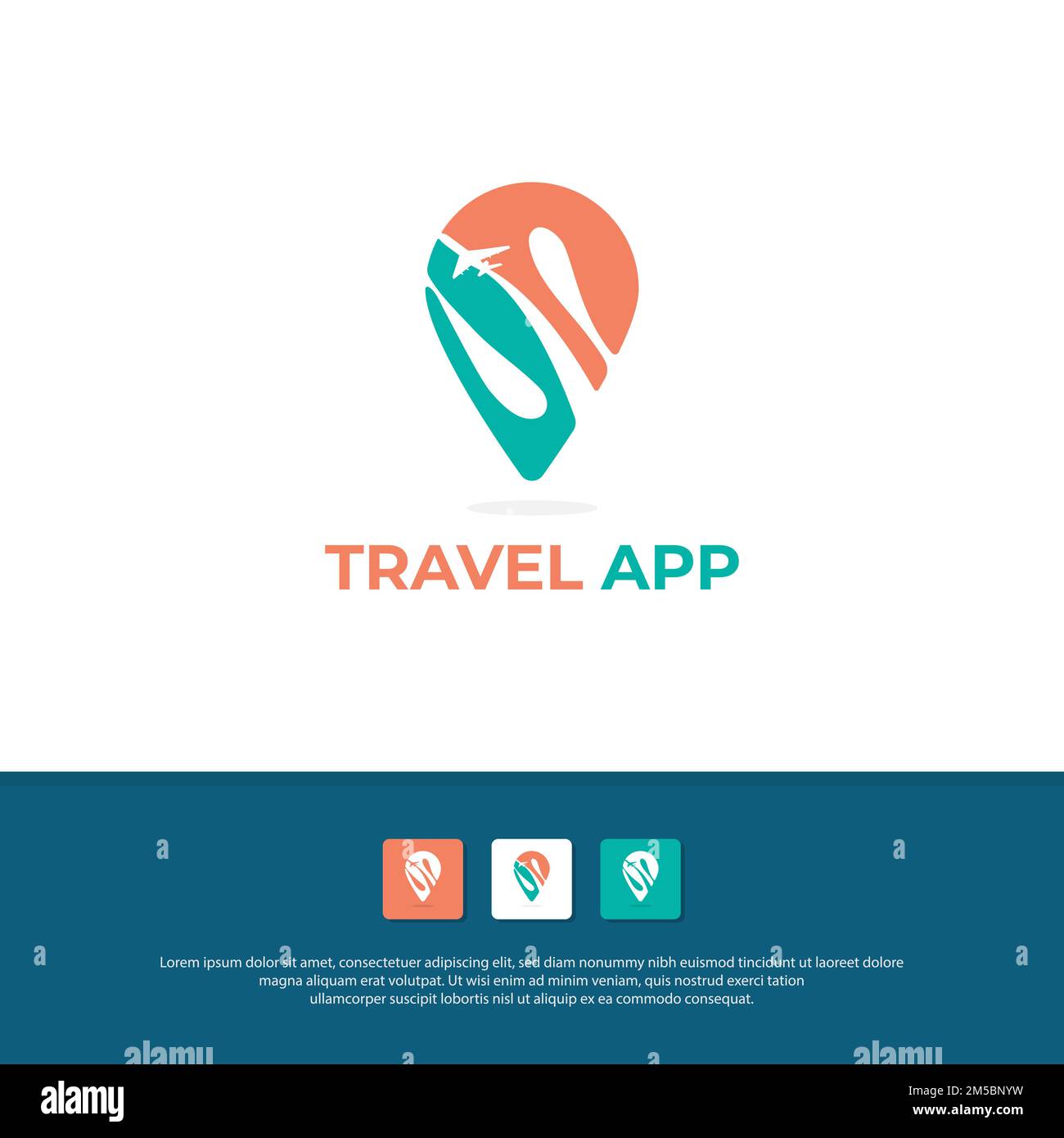 Modern Travel Agency logo design with point map letter S silhouette ...