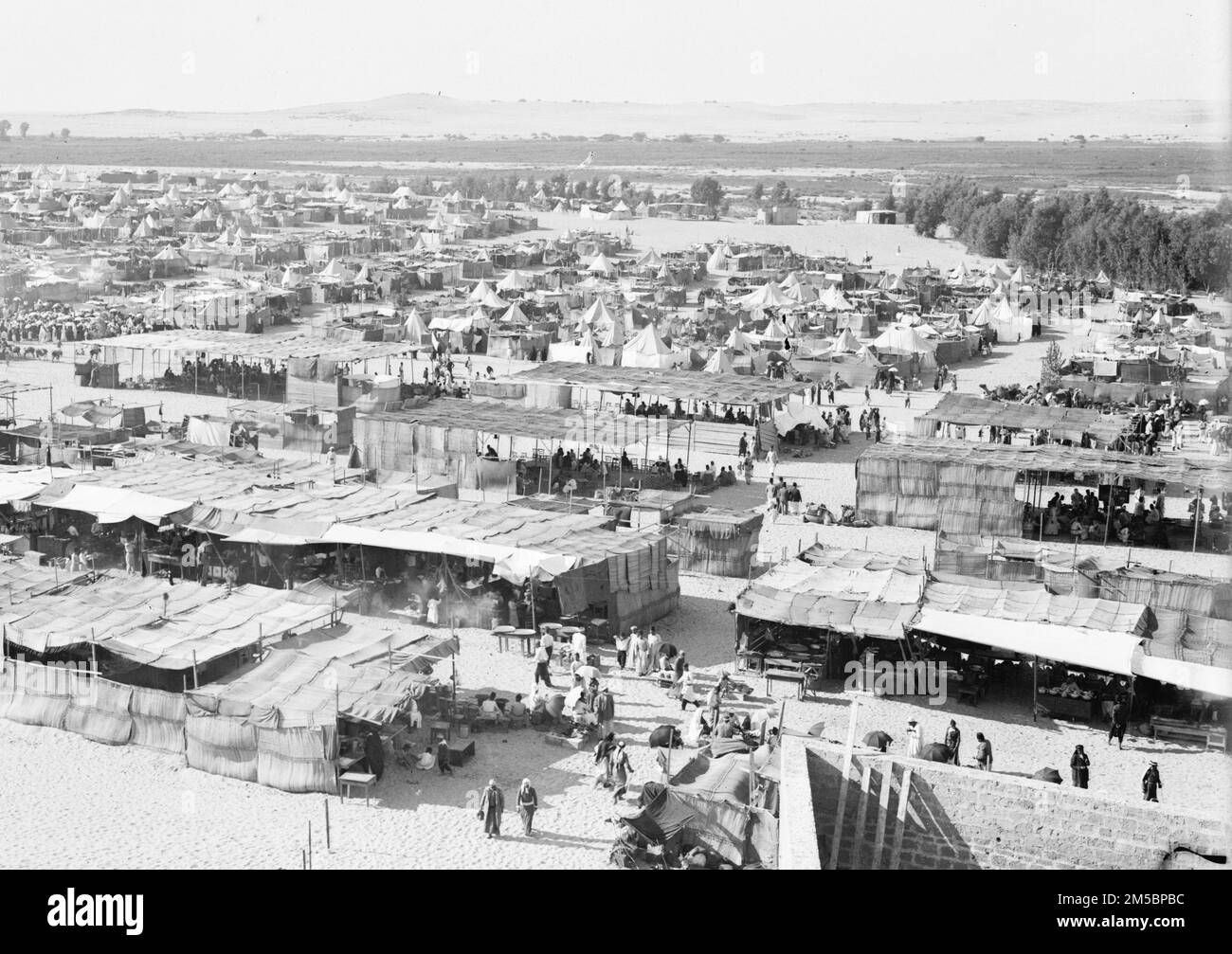 The annual Muslim pilgrimage to Nabi Rubin in Palestine, seen in the ...