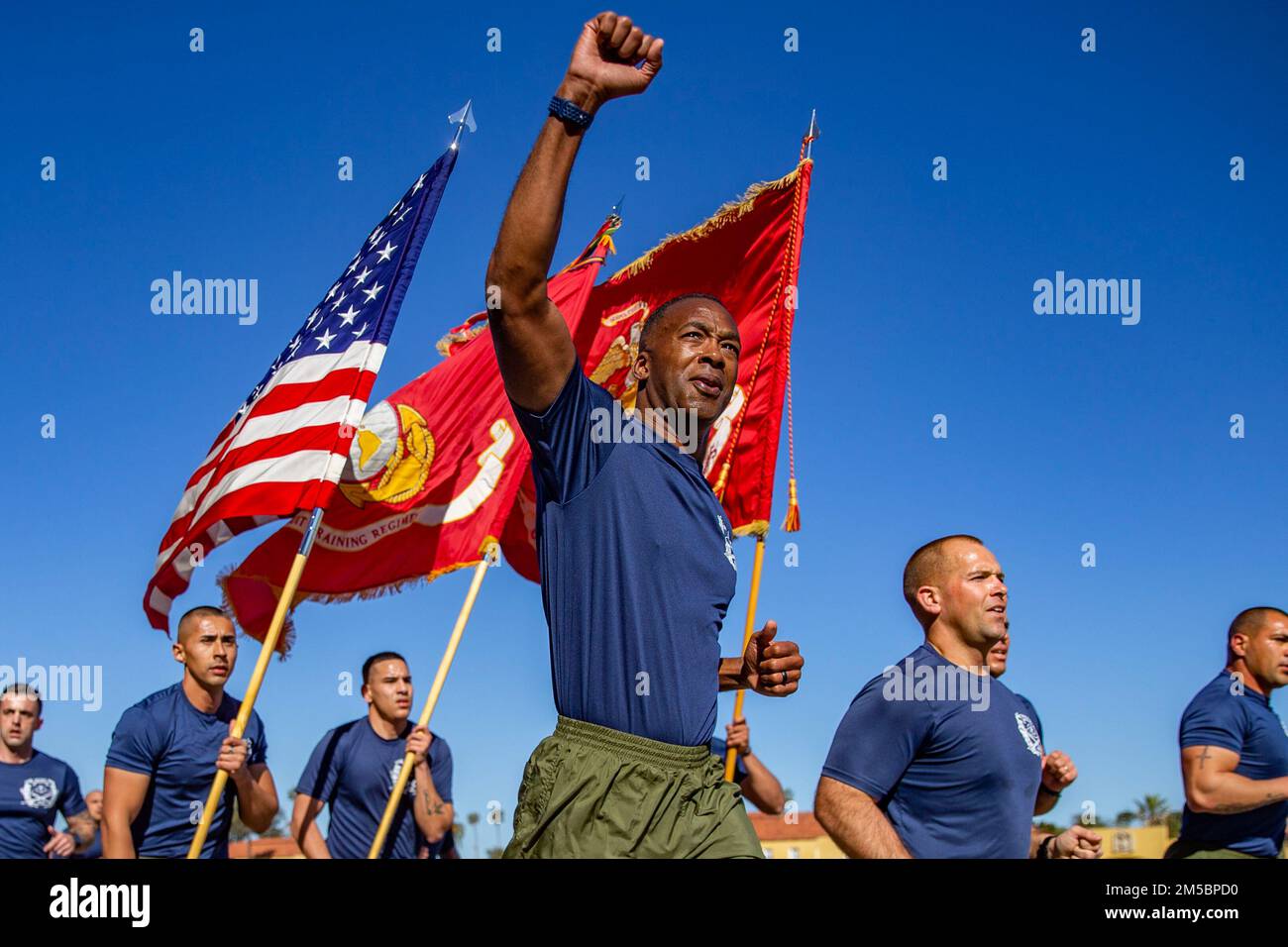 U.S. Marine Corps Col. Joseph J. Jones, Commanding officer of Recruit ...