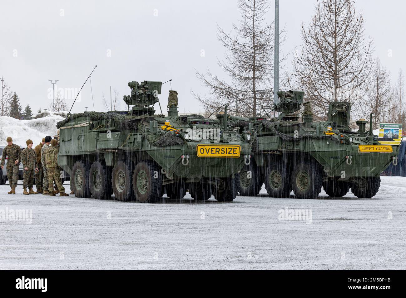 Joint forces attend U.S. attend Stryker armored vehicle familiarization ...