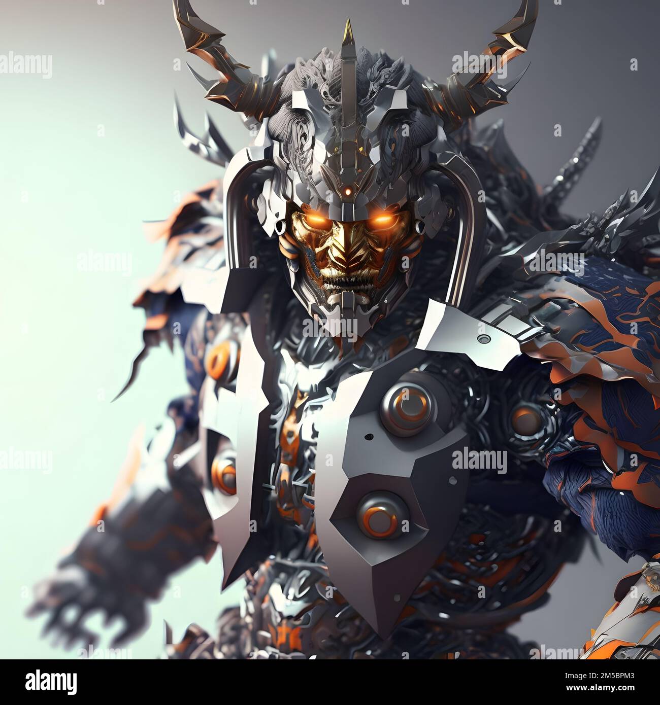 Mechanical samurai hi-res stock photography and images - Alamy