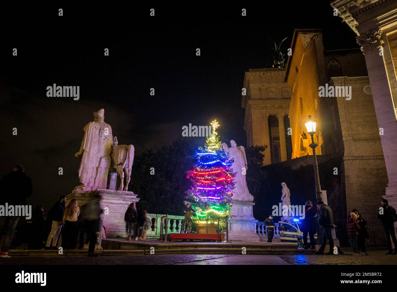Rome, Italy. 27th Dec, 2022. A general view shows the municipality's ...