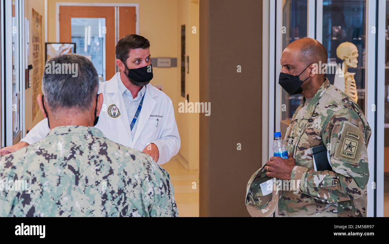 Lt. Gen. Gary Brito, U.S. Army 49th Deputy Chief of Staff, tours the ...