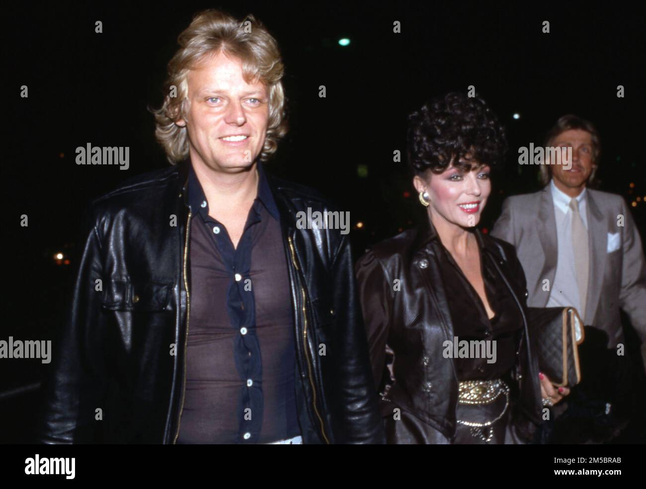 Joan Collins and Peter Holm Circa 1980's Credit: Ralph Dominguez ...