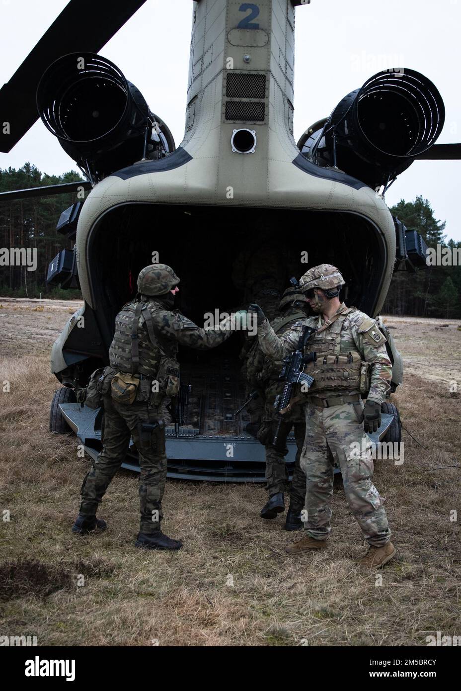 A U.S. Paratrooper assigned to 3rd Brigade Combat Team, 82nd Airborne ...