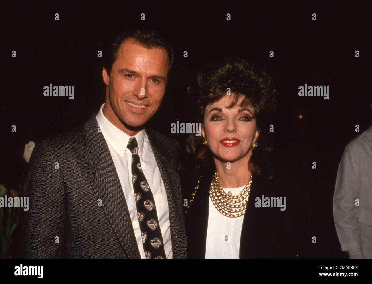Joan collins michael nader hi-res stock photography and images - Alamy