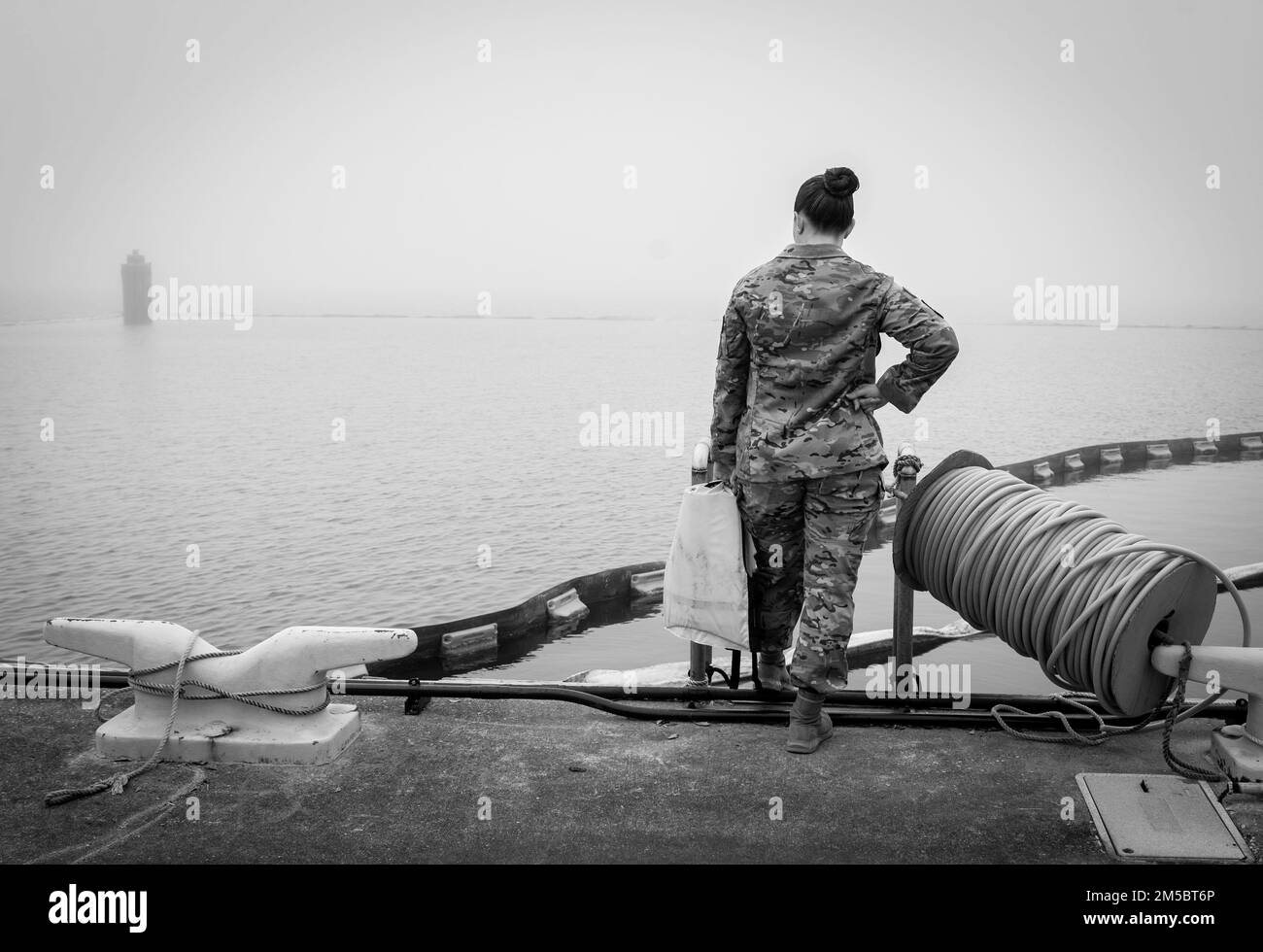 Logistics readiness squadron equipment Black and White Stock Photos ...