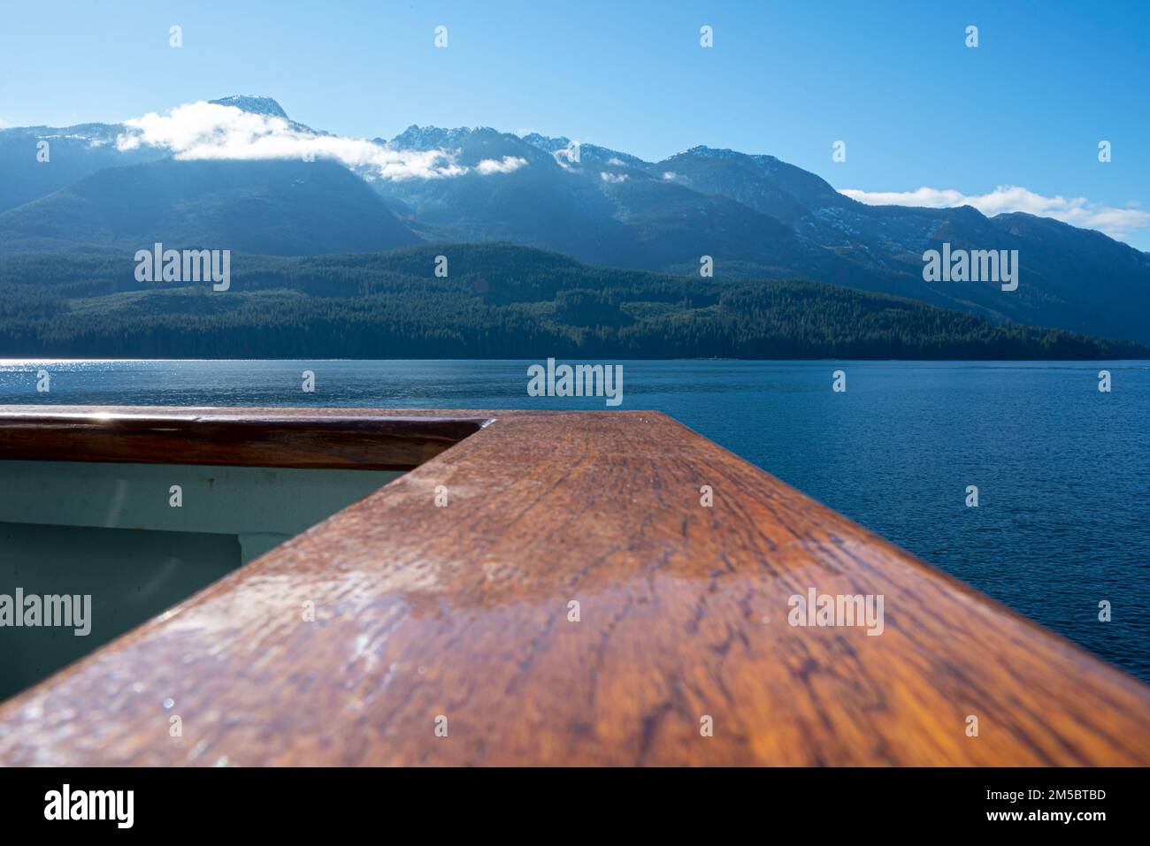 Her Majesty's Canadian Ship Brandon transits north through the Inside ...