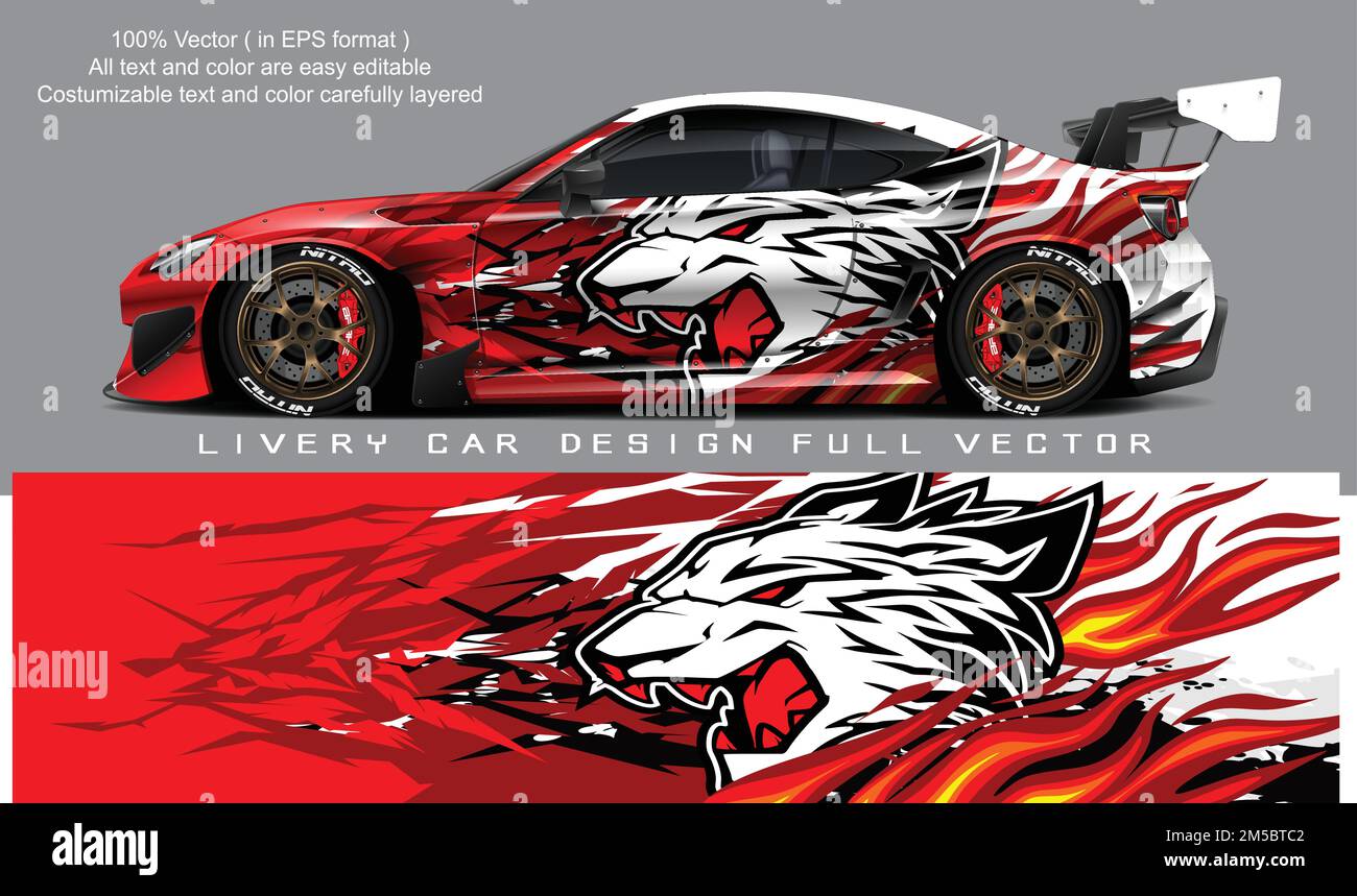 car livery graphic vector. abstract grunge background design for ...