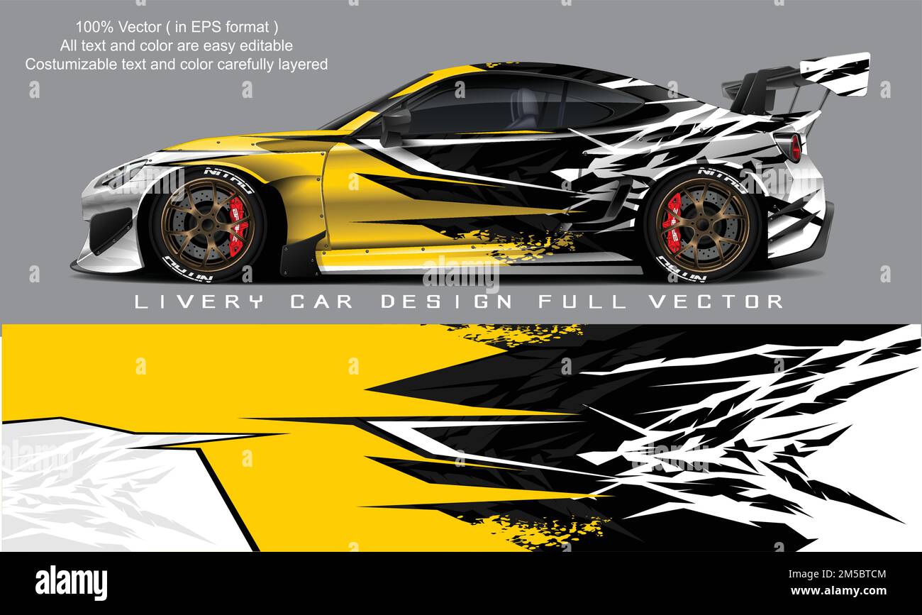 car livery graphic vector. abstract grunge background design for ...