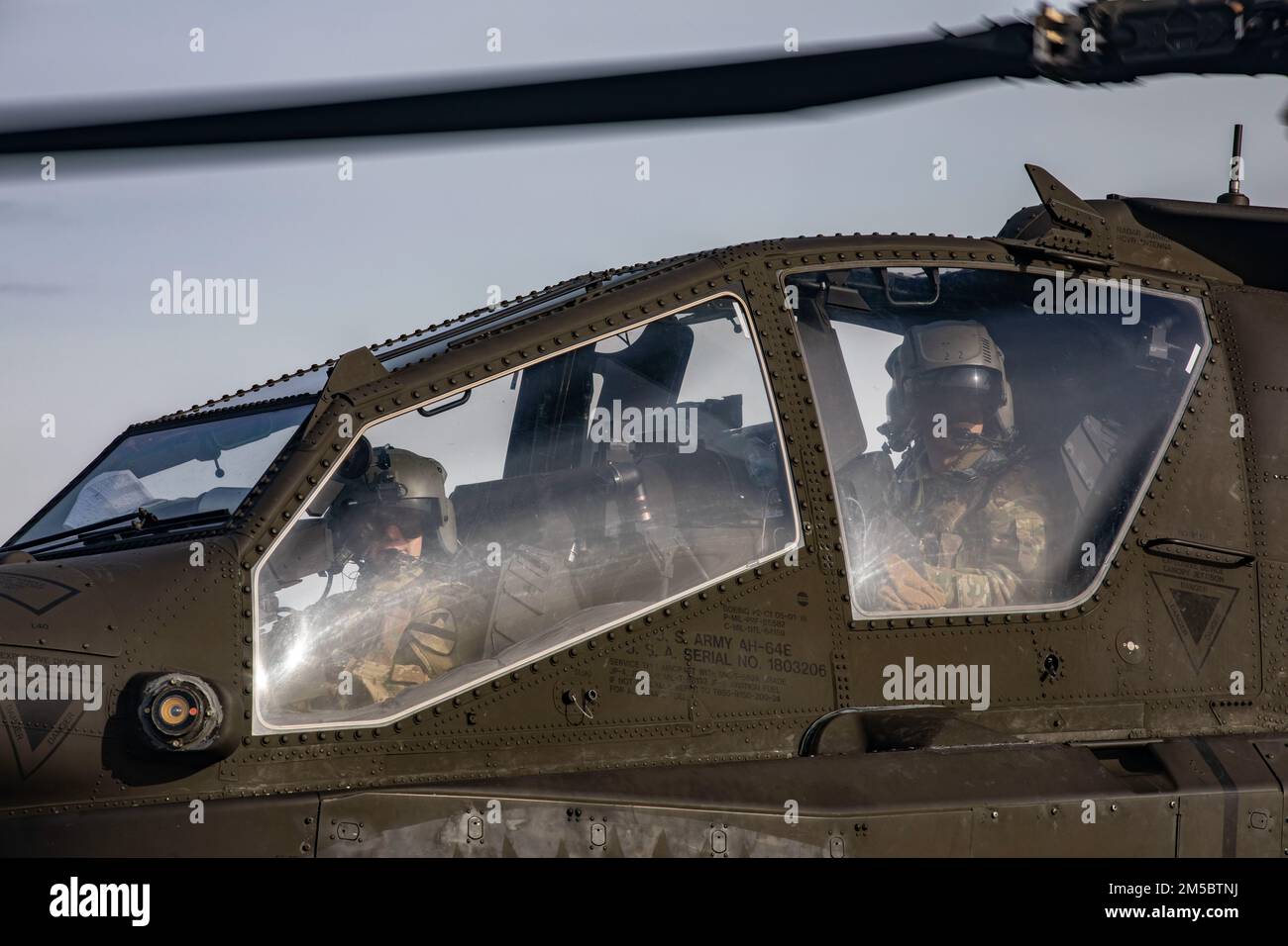 U.S. Army pilots assigned to Alpha Troop “Nightmare”, 7th Squadron ...