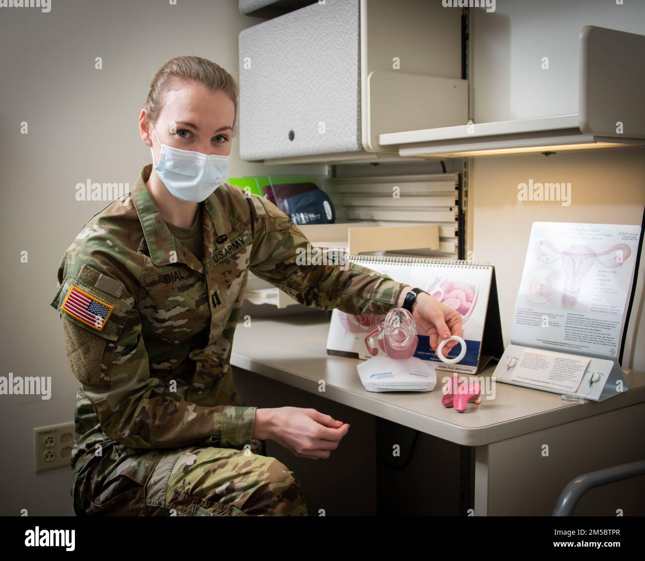 Army Capt. (Dr.) Madison Dial, OB/GYN intern, explains contraception ...