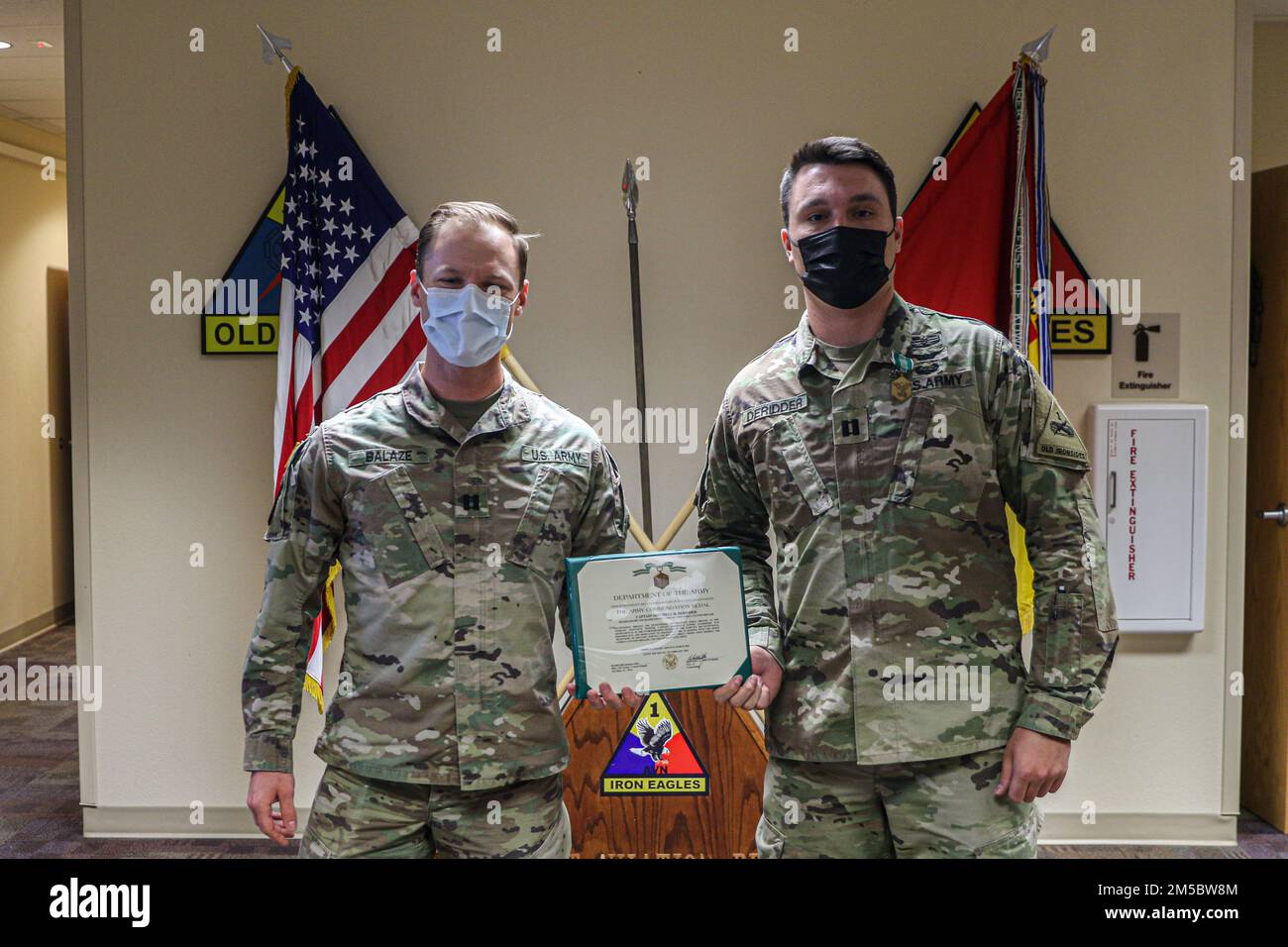 CPT Mitchell DeRidder, the Executive Officer for 1st Armored Division ...