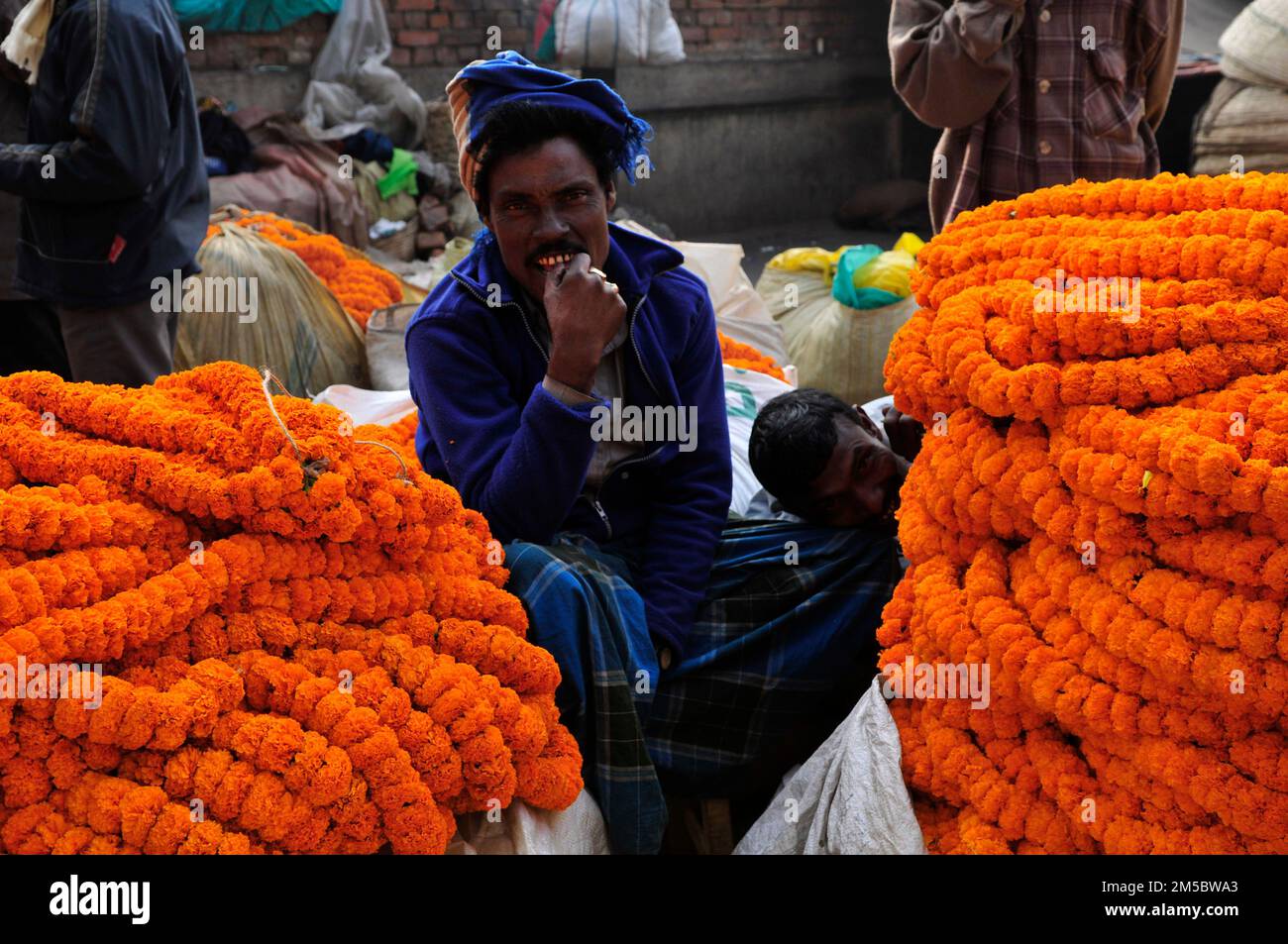 Mallick Ghat is one of the biggest flower markets in Asia. Early ...