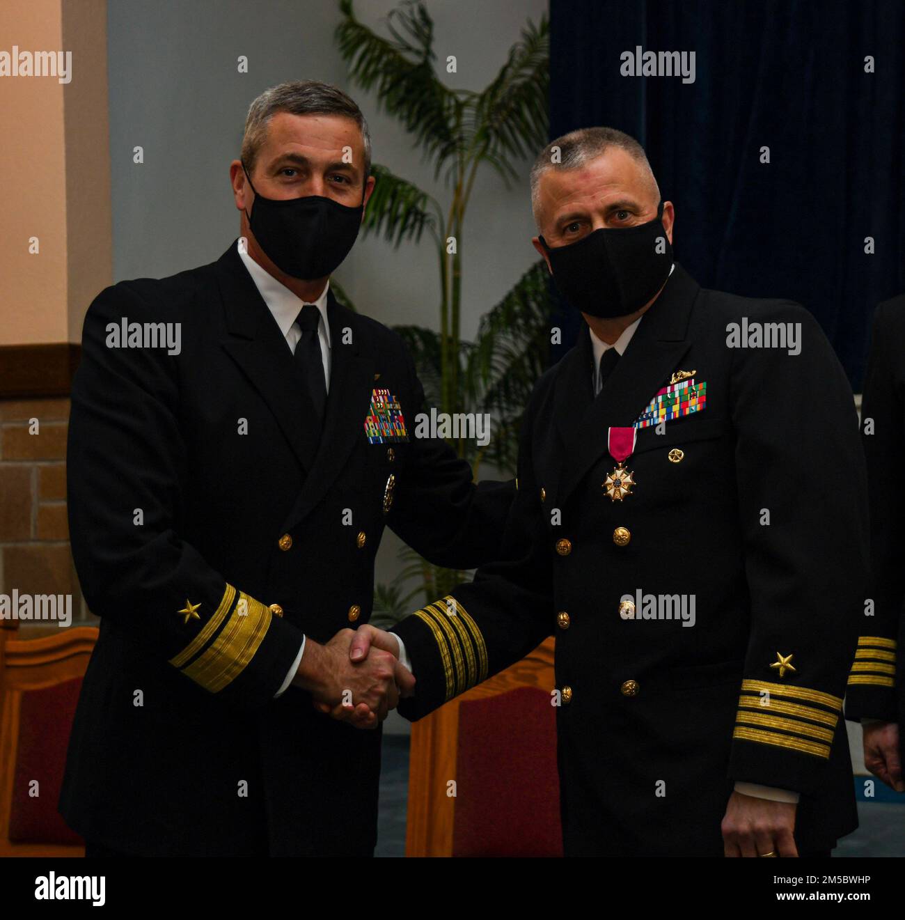 220224-N-MQ631-1022 GROTON, Conn. (Feb. 24, 2022) Rear Adm. Pete Garvin ...