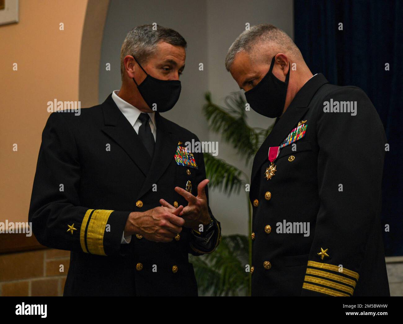 220224-N-MQ631-1025 GROTON, Conn. (Feb. 24, 2022) Rear Adm. Pete Garvin ...